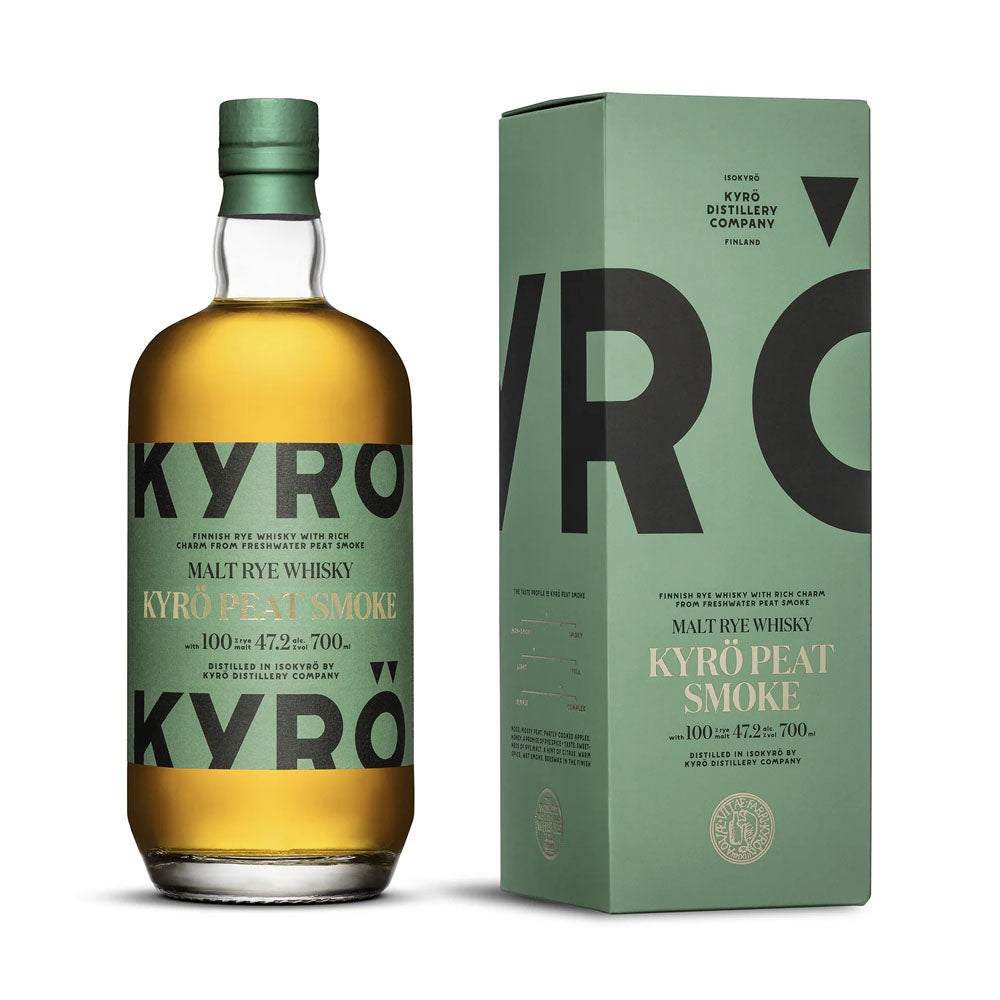 Kyro Peat Smoke Malt Rye Whisky ABV 47.2% 700ml – The Whisky Shop Singapore