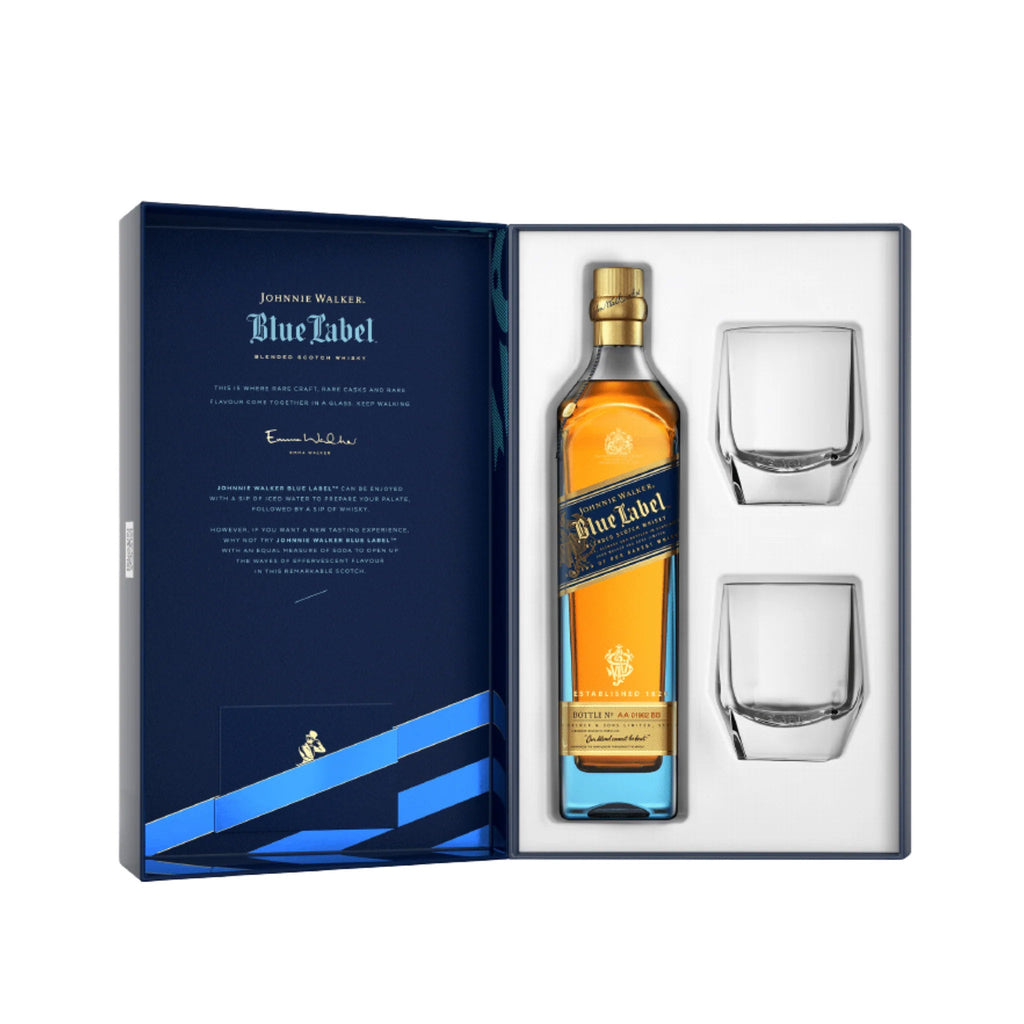Johnnie Walker Blue Label - 2 Glass Gift Pack - 2022 Edition 700ML (Li ...