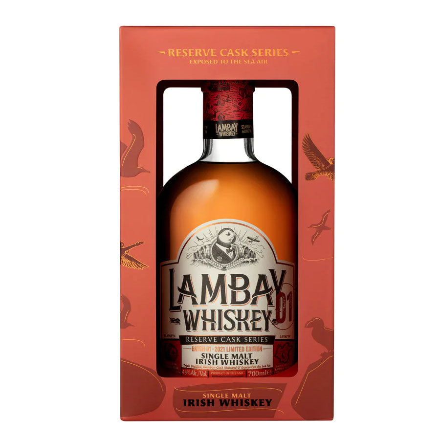 Lambay Single Malt Irish Whiskey Reserve Cask Series Batch 01 2021 Lim ...